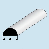 Half-rond plastiek profielen